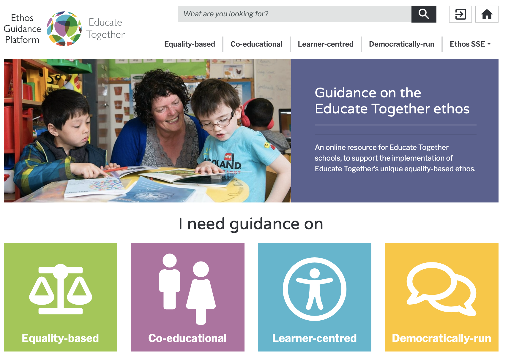 Ethos Guidance Website - Educate Together